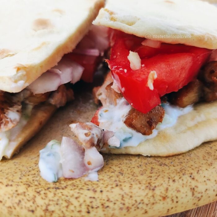 Easy Greek Gyros Recipe: The Cretan Skepasti Pita Bread